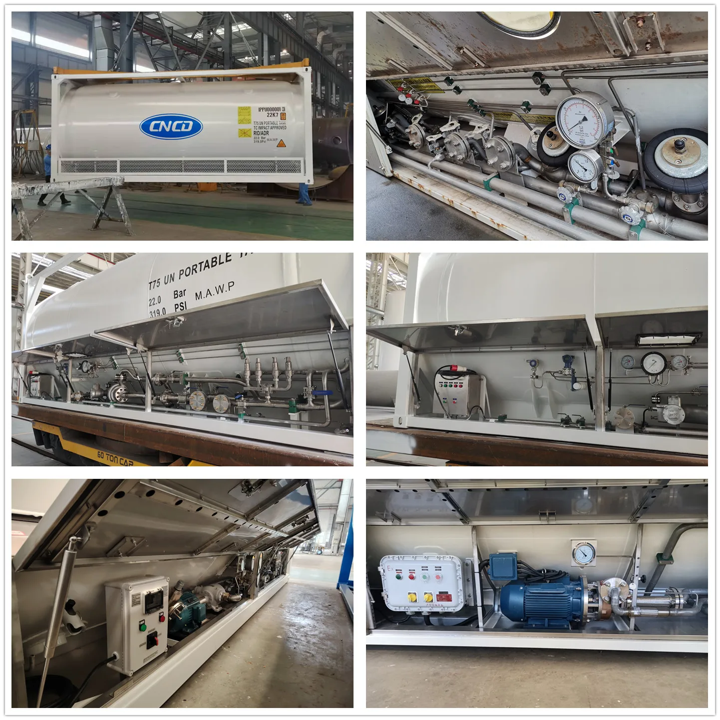 20ft Iso Container Asme Cryogenic Lox Storage Tank Iso Tank T75 ...