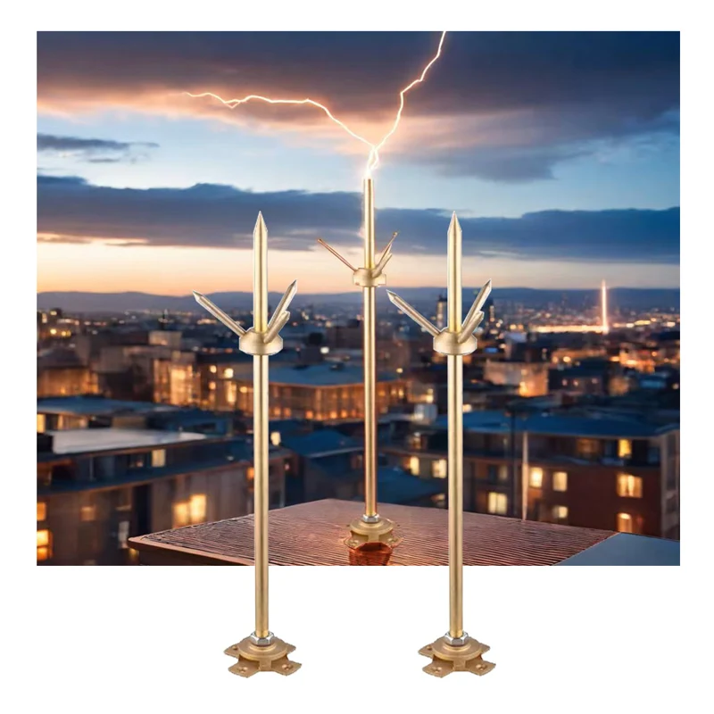 Lightning Protection Earthing Pure Copper Lightning Conductor Lightning ...