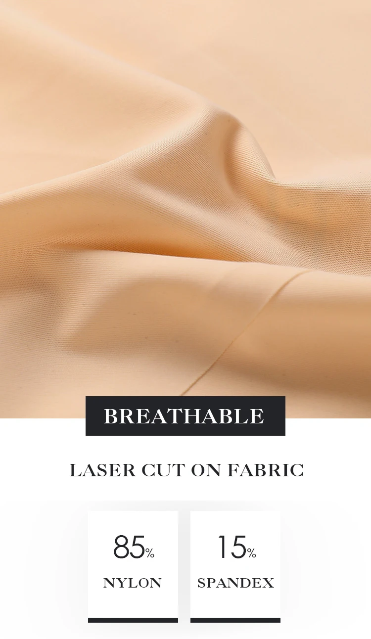 V Shape Waist Pure Color Wave Design Quick Dry Breathable Ice Silk ...