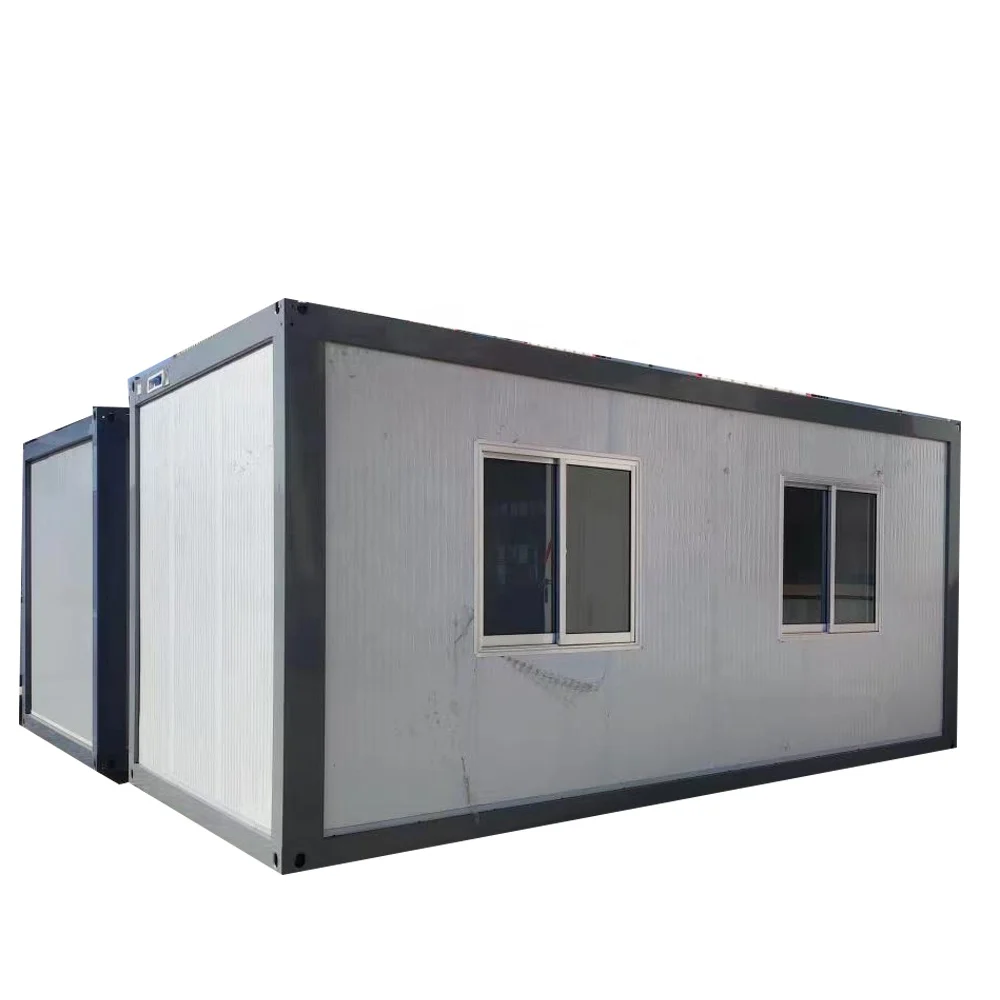 Earthquake/flood Disaster Reconstruction 20ft Container House 2 Bedroom ...