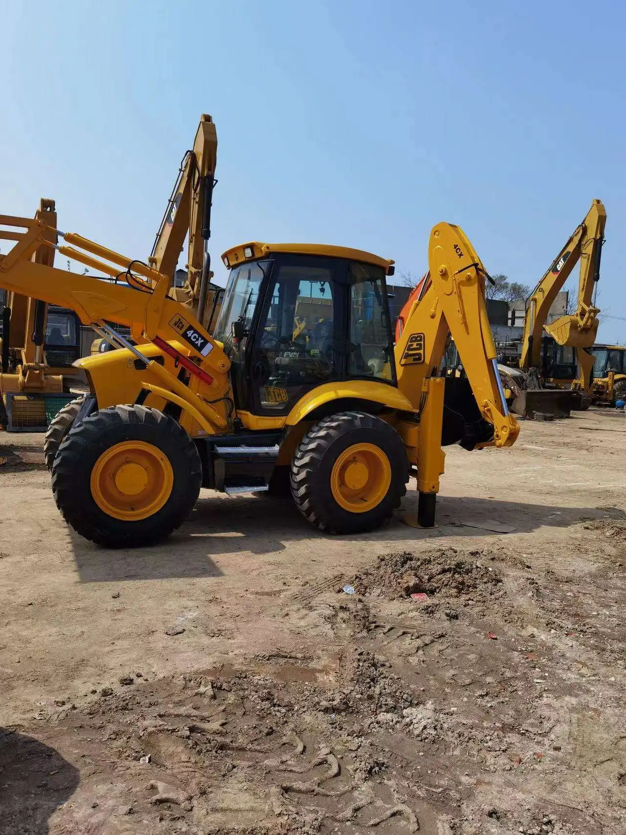 Caterpillar Top-quality Jcb4xc Usedjcb4xc Used Large Wheel Backhoe ...