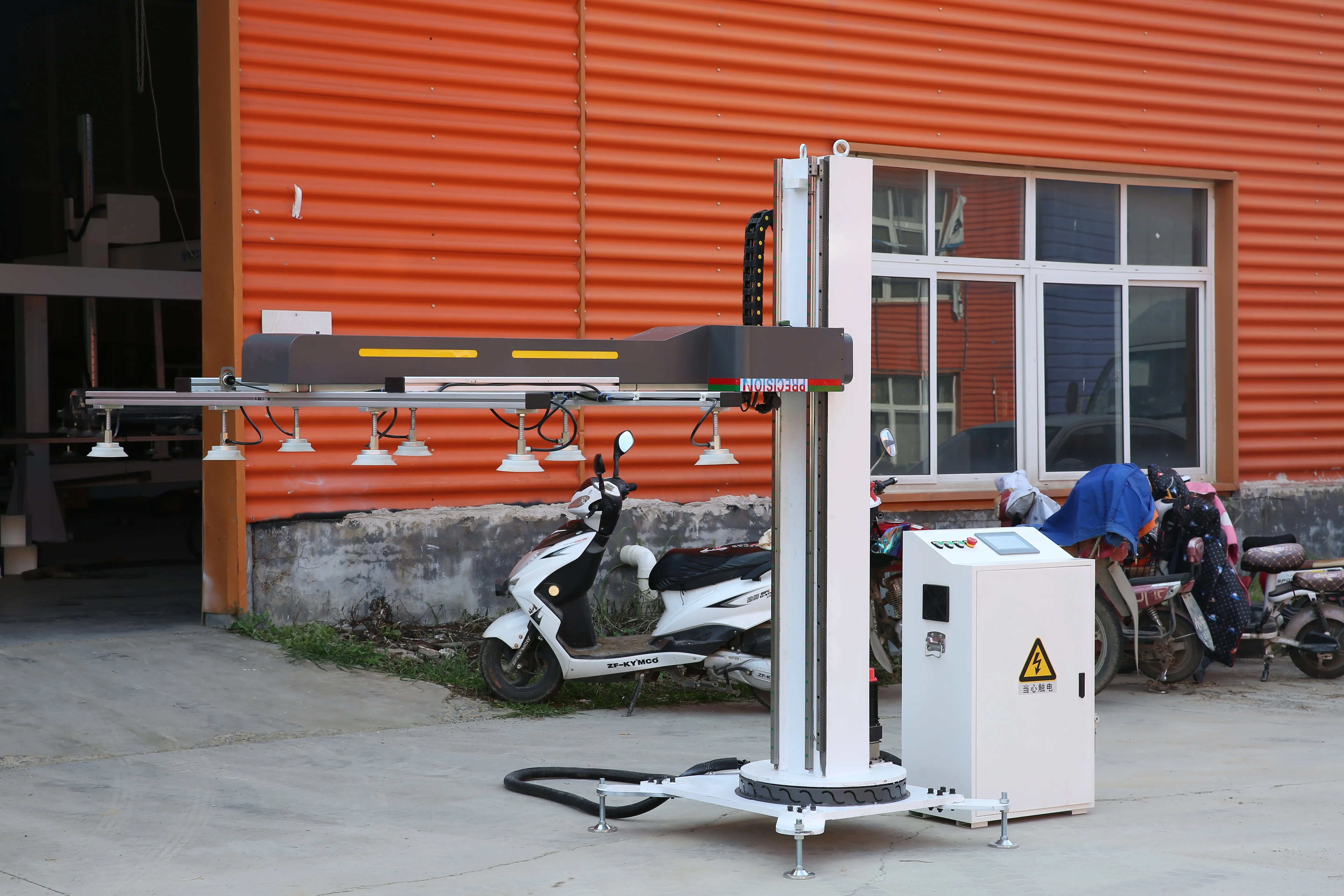 Automatic Loading And Unloading Palletizer Robot Arm For Sheet Metal Production - Buy Robot ...