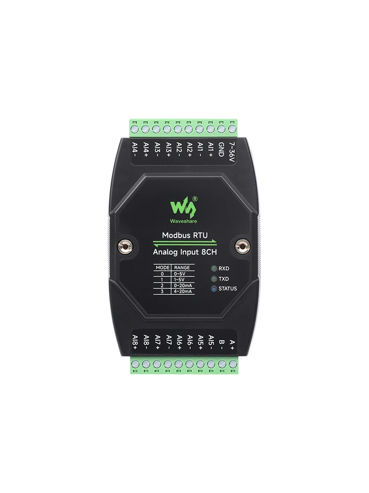 Waveshare industrial grade 8-channel analog signal acquisition module ...