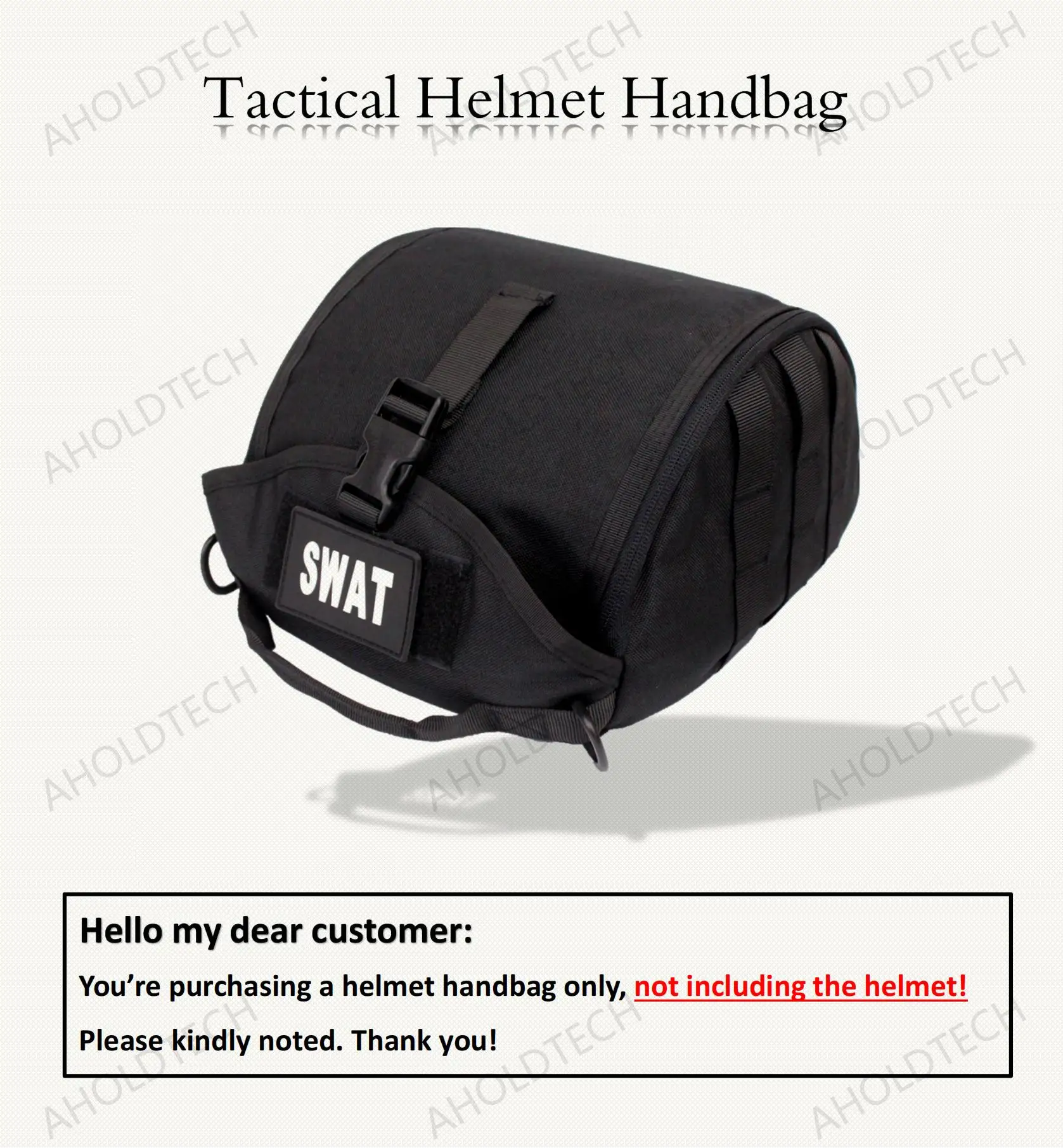 Aholdtech Helmet Storage Bag - Durable & Water-resistant