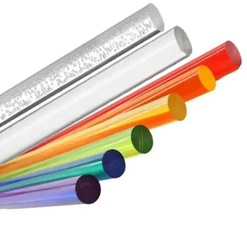 Cast Acrylic Rod And Tube Transparent Bubble Colorful - Buy Cast ...