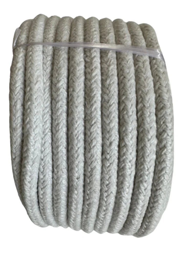 Braided Rope Kiln Boiler Door Oven Seal square Strip Ceramic Fiber ...