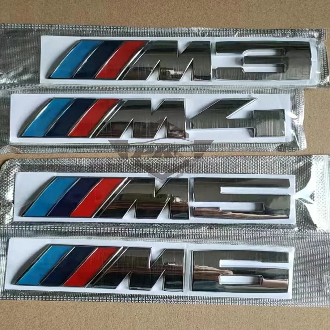 Custom Car 3d Abs M1 M2 M3 M4 M5 M6 Rear Tail Trunk Letters Sticker ...