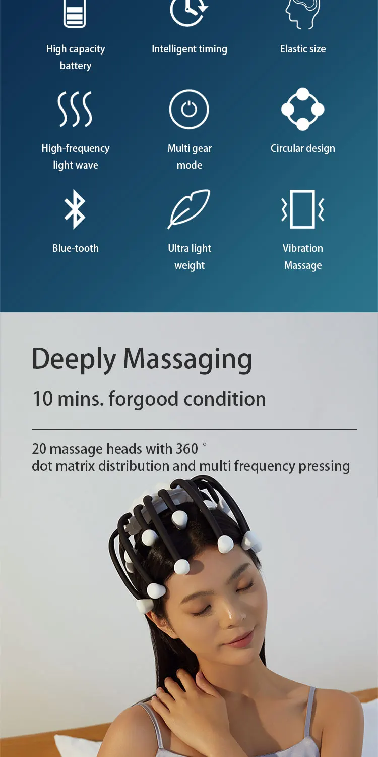 Portable New Massager Electric Rechargeable Infrared Vibration Octopus ...