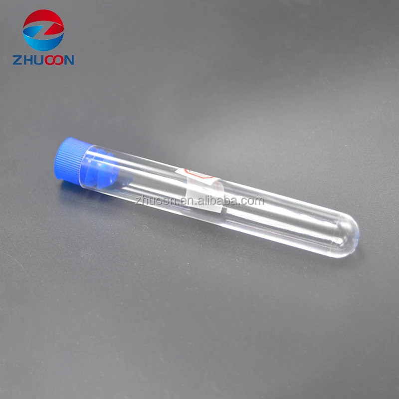 Plastic Pp Ps Test Tube Testing Small Clear Test Tube - Buy Test Tube ...