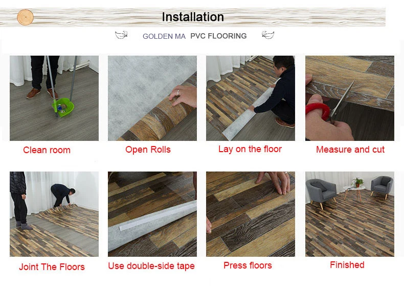 Pvc Carpet Floor Covering Roll For Home Using 0.35mm---2.0mm Carpet Pvc ...