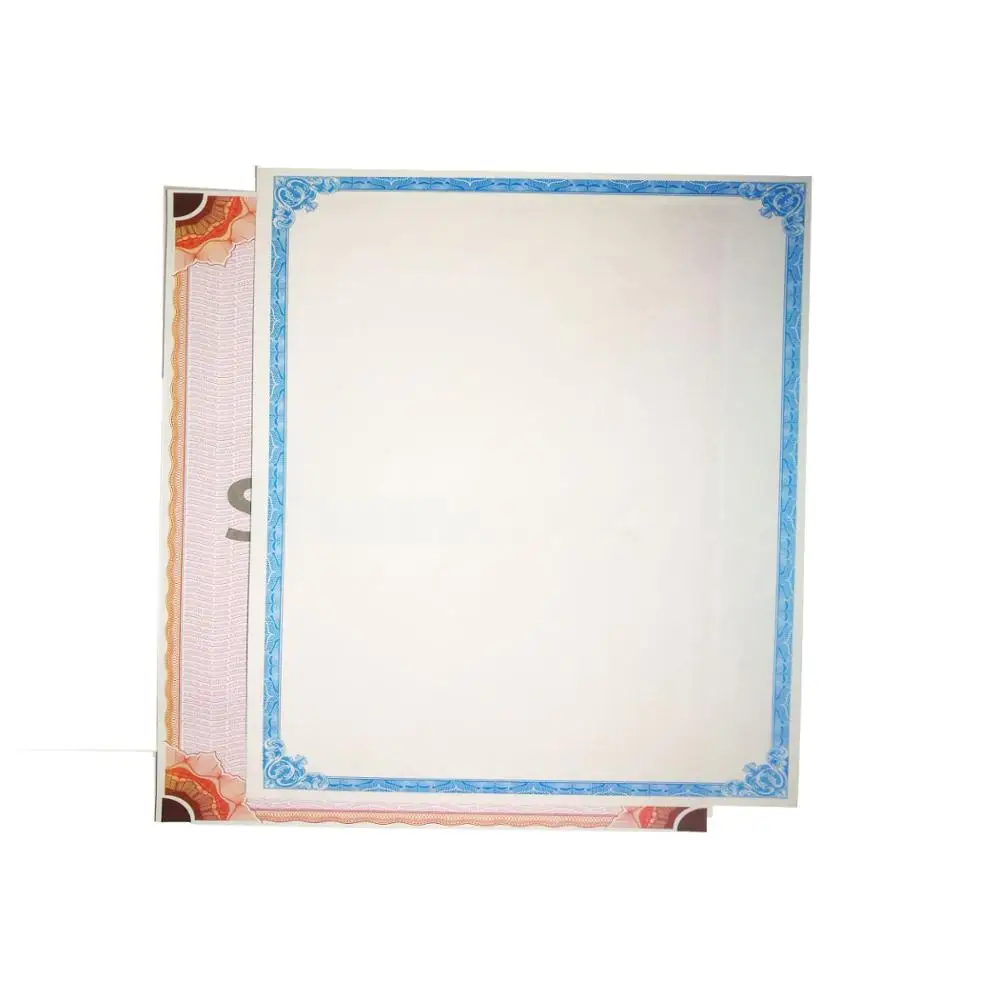 Watermark Uv Fibers Security Paper Hologram Hot Stamping Transcripts ...