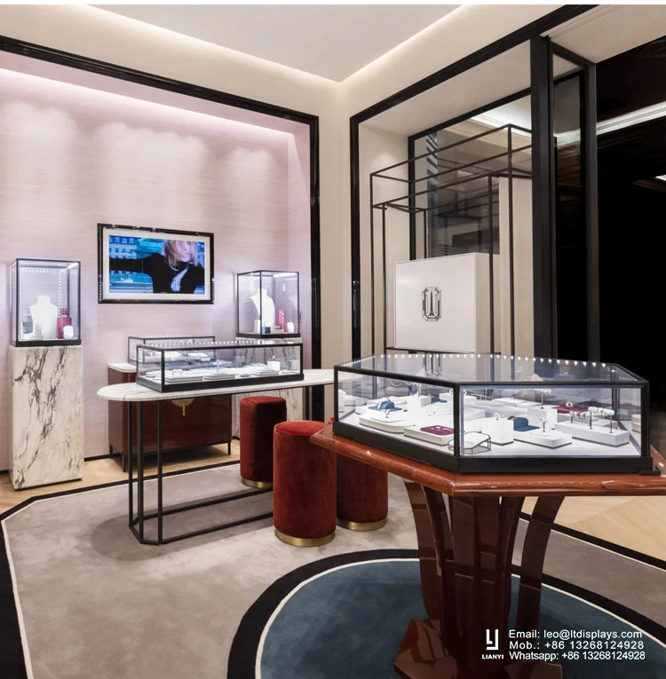 Led Light Jewelry Vitrine - Elegant Display Solutions