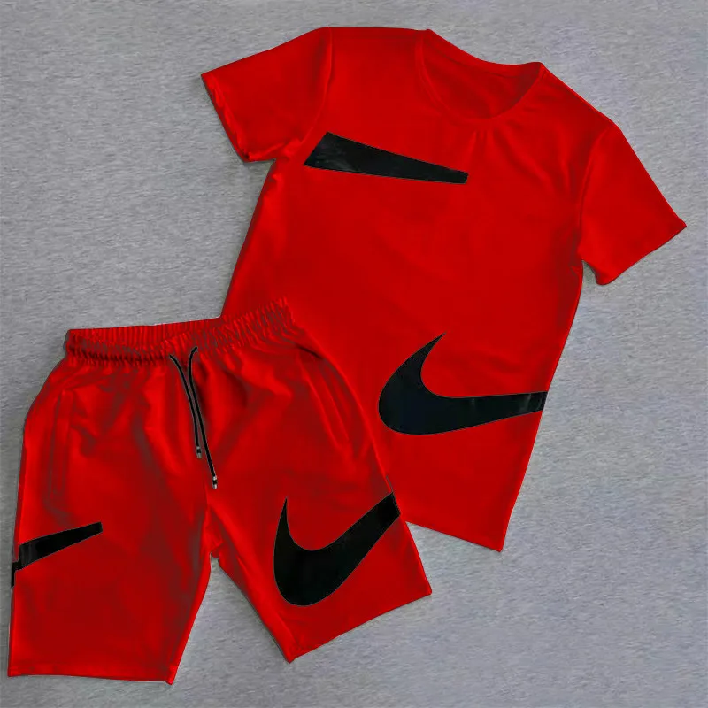 Custom Men Shorts Sets Customized Logo Mens Matching Two Piece Summer 2 ...