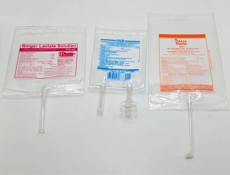 Disposable Transparent Pvc Iv Infusion Bag 50ml 100ml 250ml 500ml ...