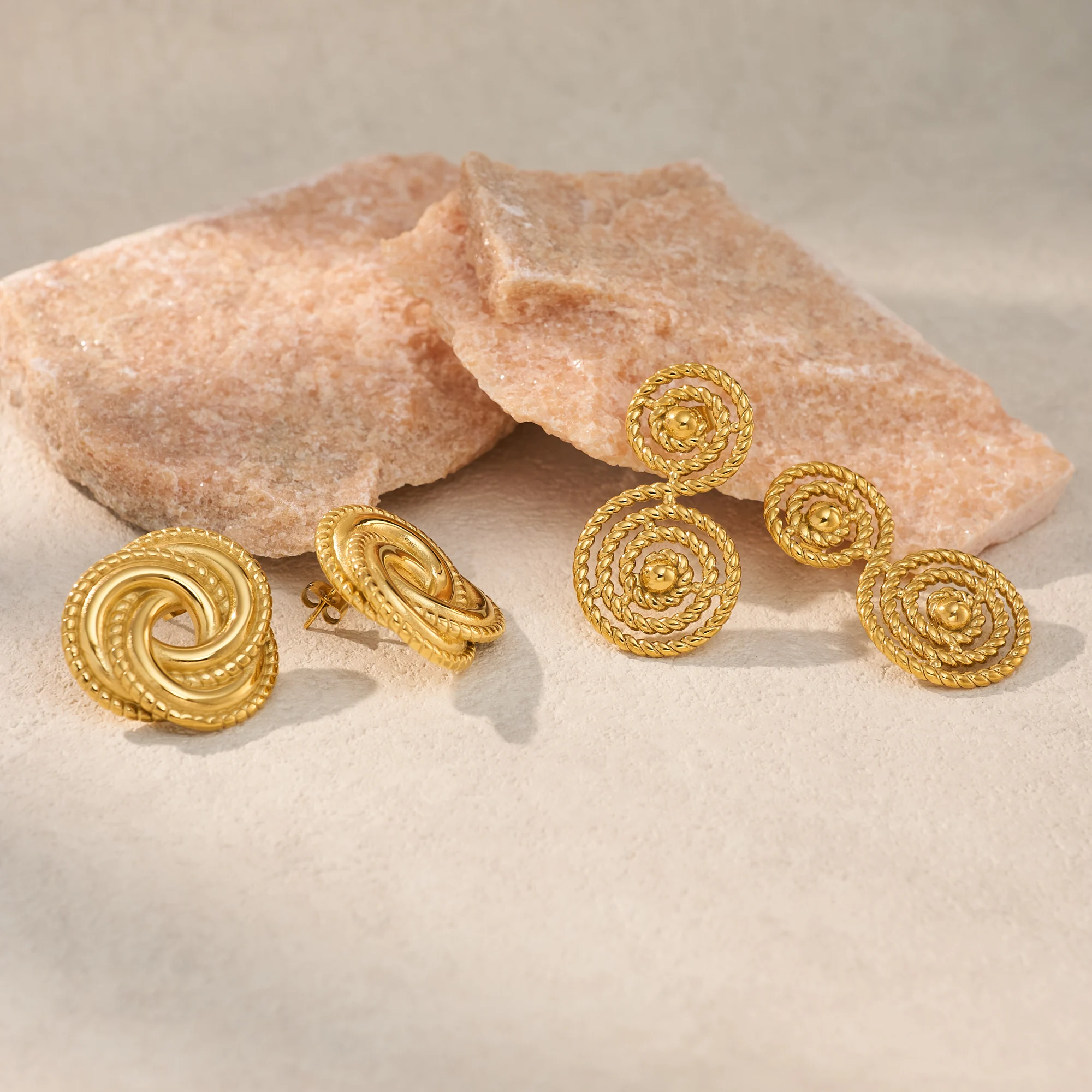 2025 Dazan New Winter HOT 18k Gold Plated Hypoallergenic Stainless ...