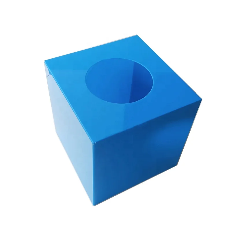 Clear Acrylic Lucky Draw Box Perspex Collection Box Acrylic Raffle Box ...