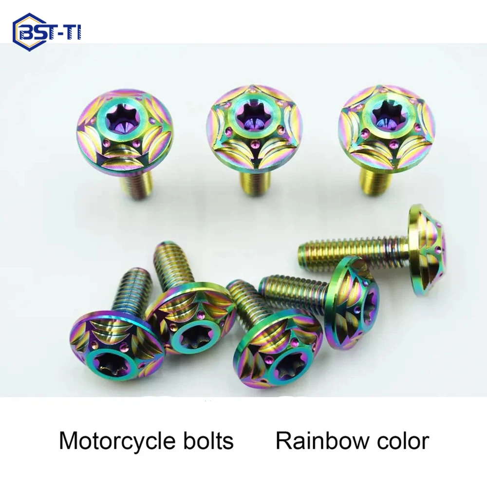 Bst-ti Big Head Star Disc Head Titanium Screws Bullet Head Titanium ...