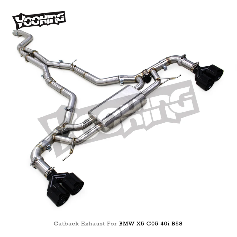 OEM Stainless Steel Exhaust Pipe for BMW X5 X6 F15 G05 G06 40i 40e B58 ...
