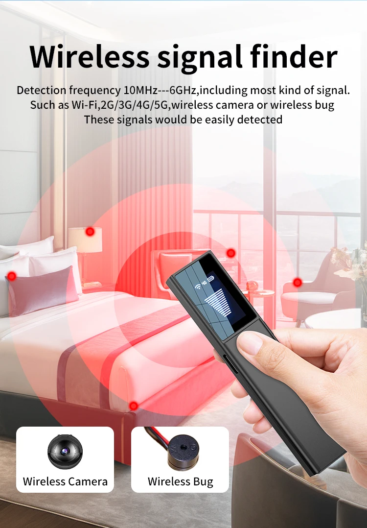 Professional Hidden Camera Detector - Secure Your Privacy