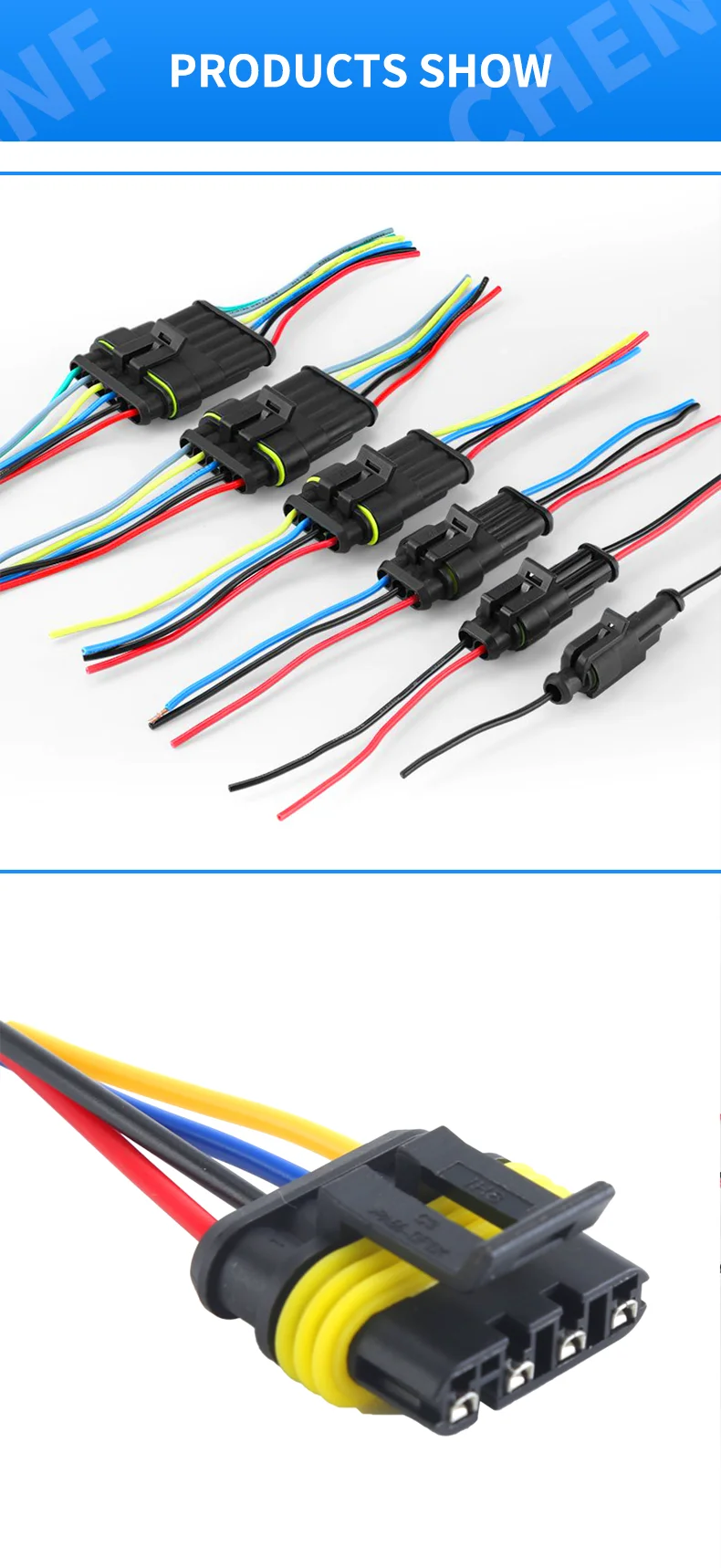 IP68 Waterproof Automotive Connectors - Reliable & Durable