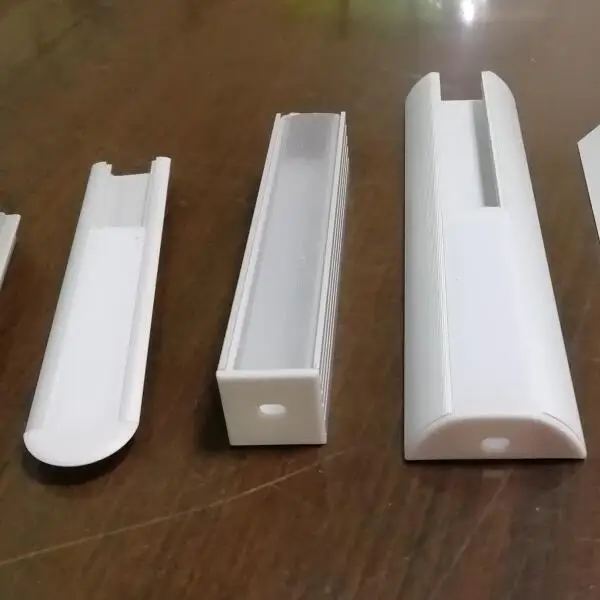 Polycarbonate PC Plastic Extrusion LED Lighting Strip Led Diffuser Cover