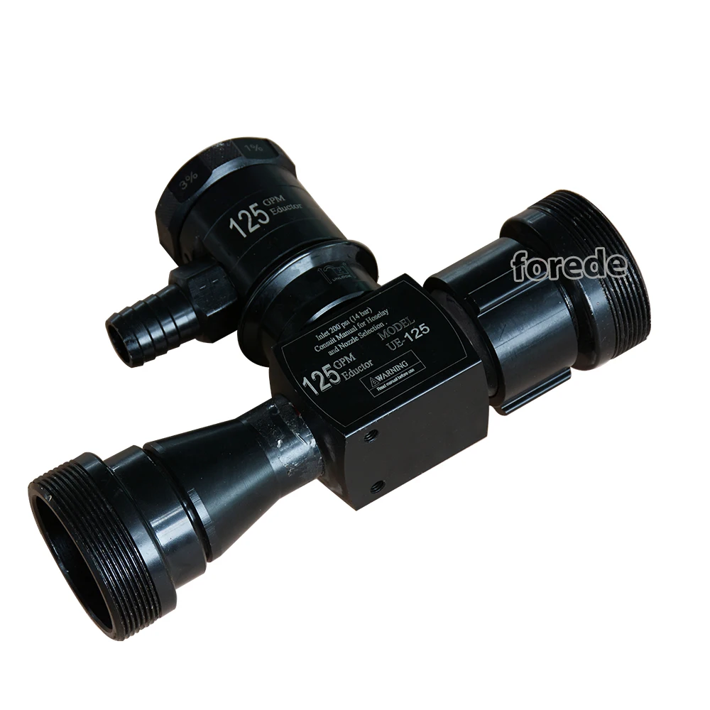 Forede 480lpm Foam Inline Eductor Mixer Hard Anodized Aluminum For Fire Fighting - Buy Foam ...