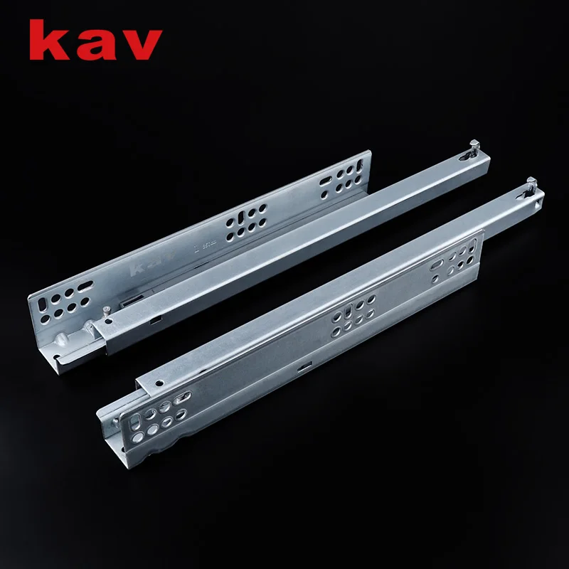 Half Extension Undermount Concealed Drawer Telescopic Channel Rail ...