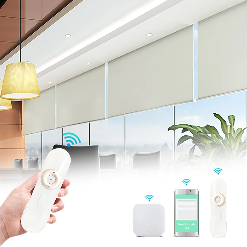 Tubular Motor Roller Blind Motorized Motor Operated Roller Blinds ...