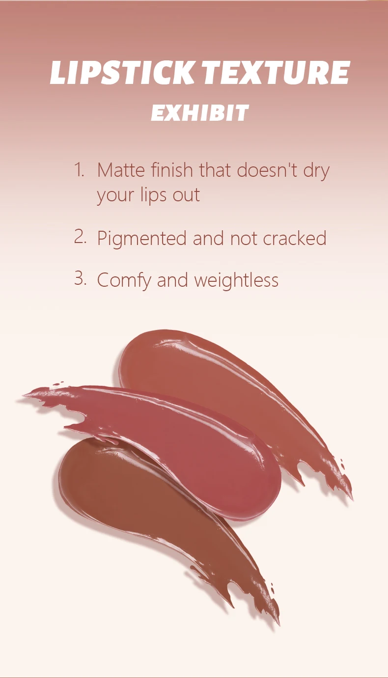 Pudaier Lip Makeup - Waterproof Matte Liquid Lipstick Set