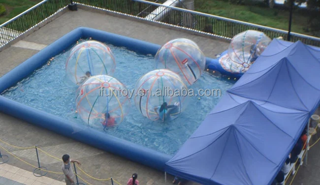 Outdoor Floating Water Car Bumpers Playground Inflatable Ball Pools ...