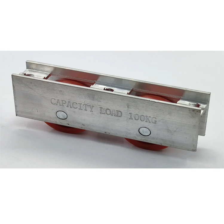 Aluminium Window Double Roller Sliding Door Track & Wheels