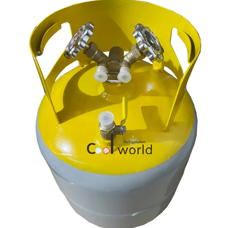 COOLWORLD 30lb R410A Refrigerant Recovery Cylinder Tank