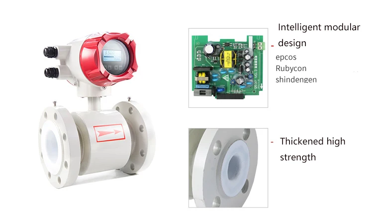 High Accuracy Rs485 Digital Magnetic Water Electromagnetic Flow Meter - Buy Electromagnetic Flow ...