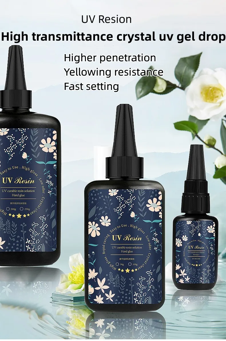 Original Factory Safe And Harmless 25g Flat Bottle Epoxy Resin Crystal ...