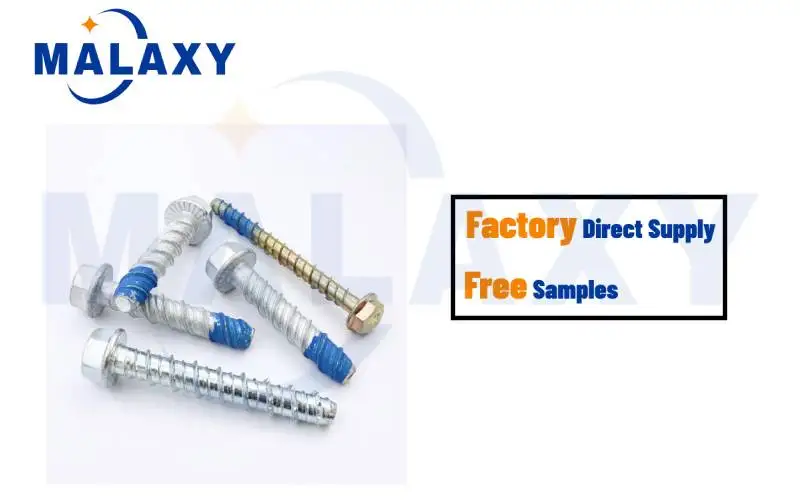 MALAXY M6 M8 M10 M12 Self Tapping Screws Set Hex Self Cutting Anchor ...
