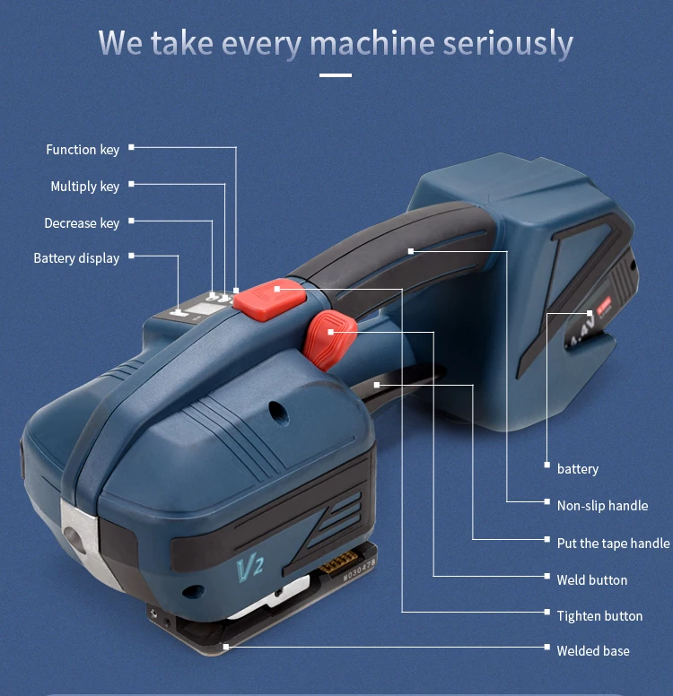 Electric Strapping Tool V2 | Battery-operated Handheld Banding ...