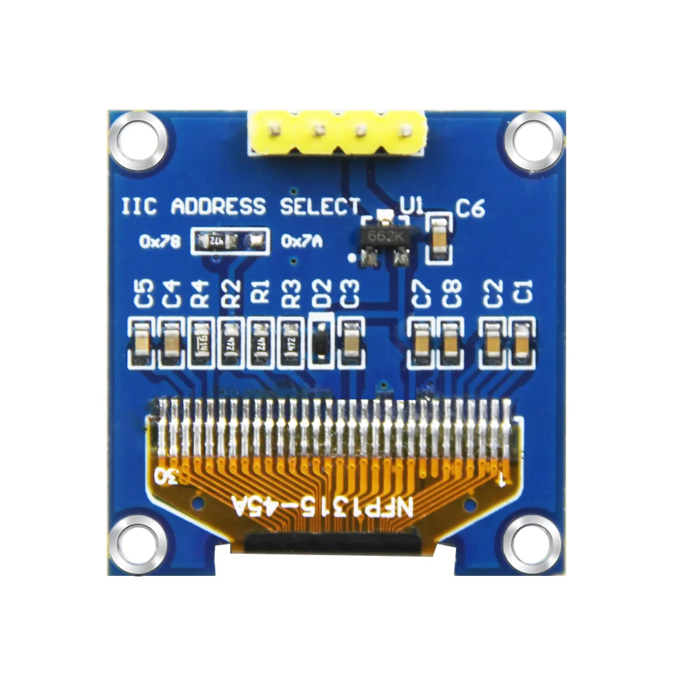 0.96 Inch SSD1306 Driver 128*64 Resolution IIC Interface OLED Display ...