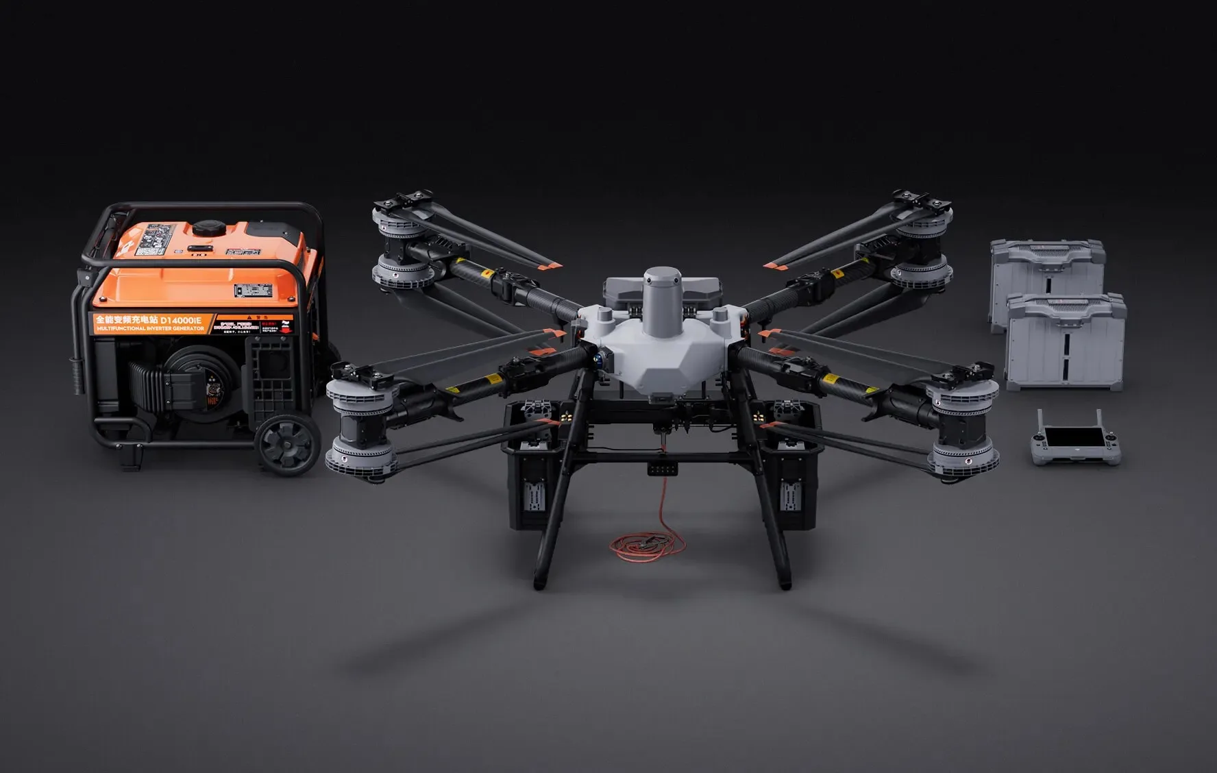 Agricultural Cargo UAV T100 Mobile App Designated Loading Unloading ...