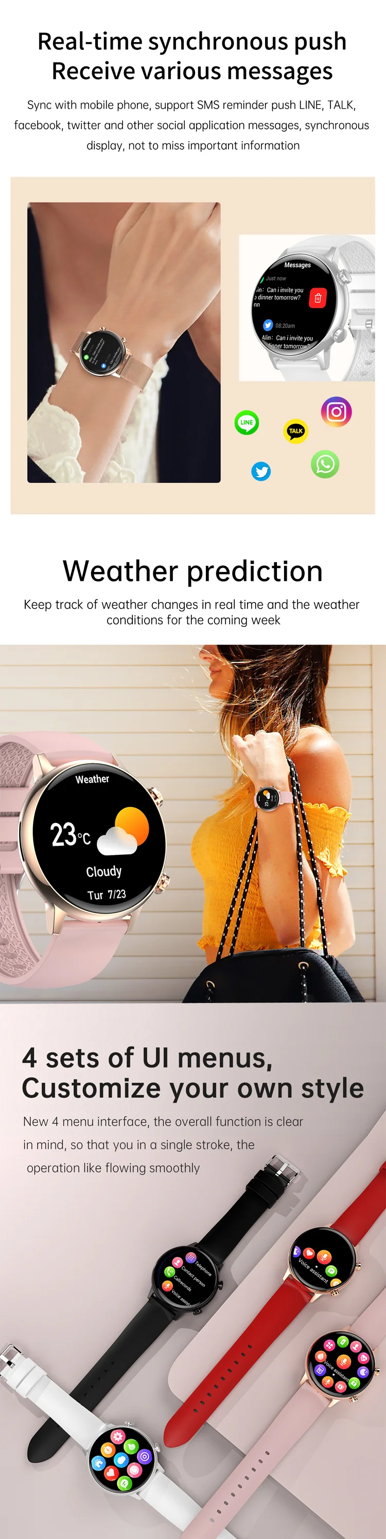 Hk39 Smart Watch Amoled Hotselling 1.1 Inch 360x360 Hd Screen Bt Dial ...