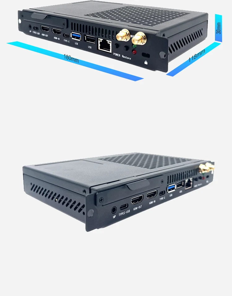 4K 5K Display OPS Factory Core I3 I5 I7 I9 DDR5 OPS Mini PC 8G 16G 32G ...