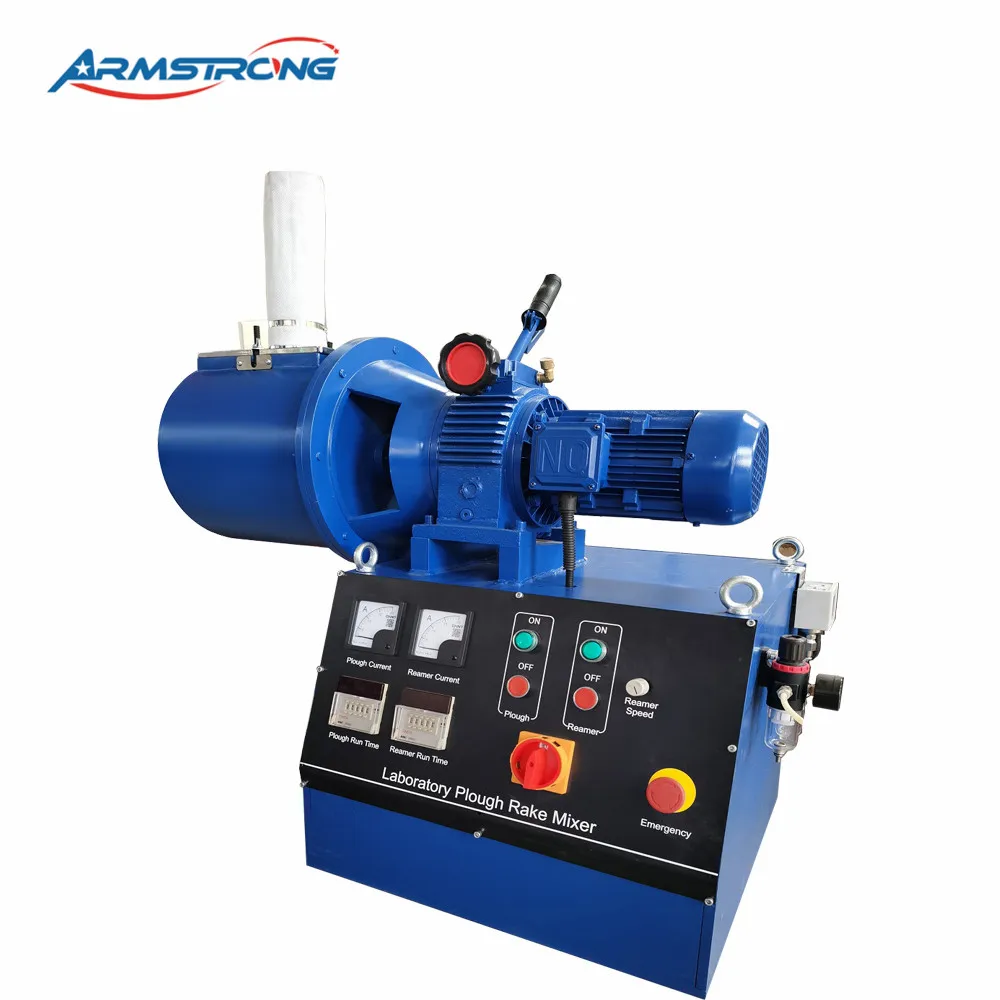 20L Lab Use Horizontal Plough & Rake Mixer for Brake Pad Formula ...