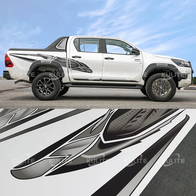 Car Stickers 2022 Hilux Line Adventure Double Cab Body Stickers Decal ...