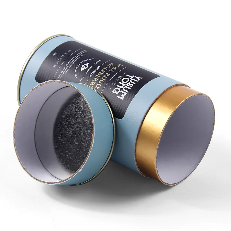 Rapid Prototyping Custom Branding Cylinder Paper Can Round Packaging ...