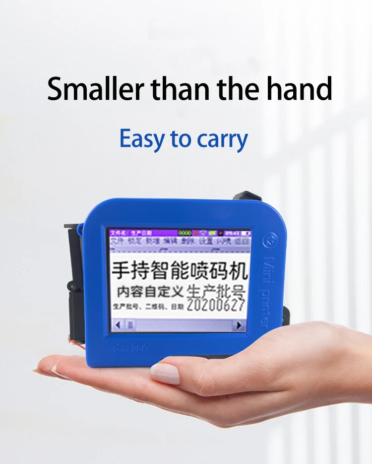 Portable Handheld Inkjet Printer Qr Code Barcode 12.7mm Label ...