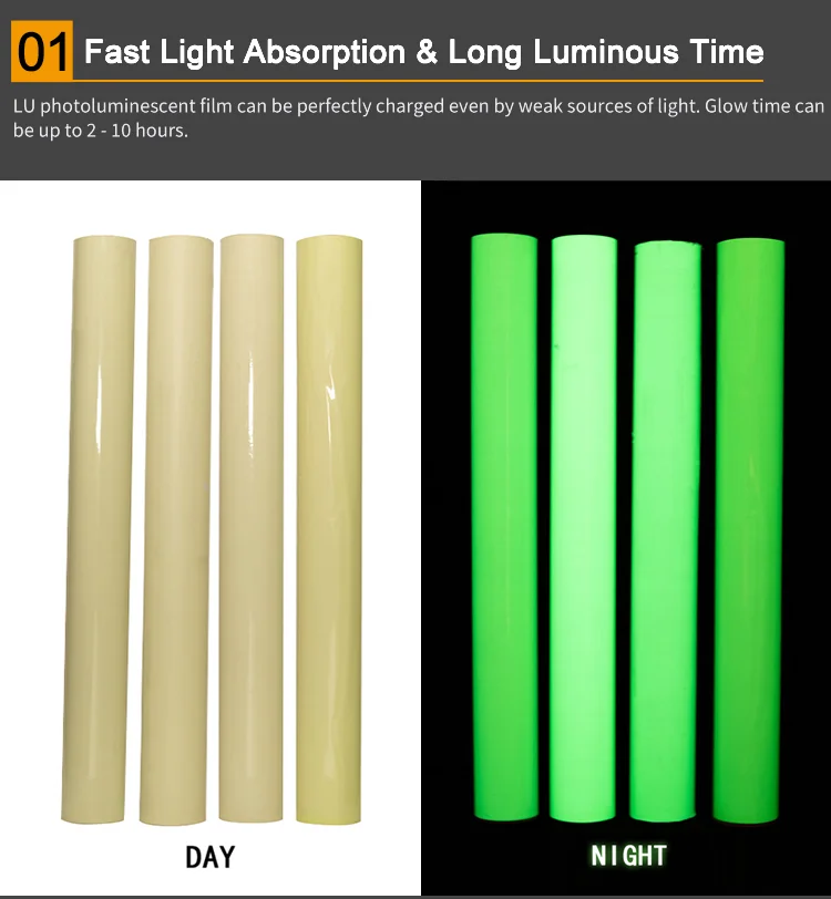 Outdoor Floor Custom Luminous Fluorescent Glow In Dark Paper Safety ...