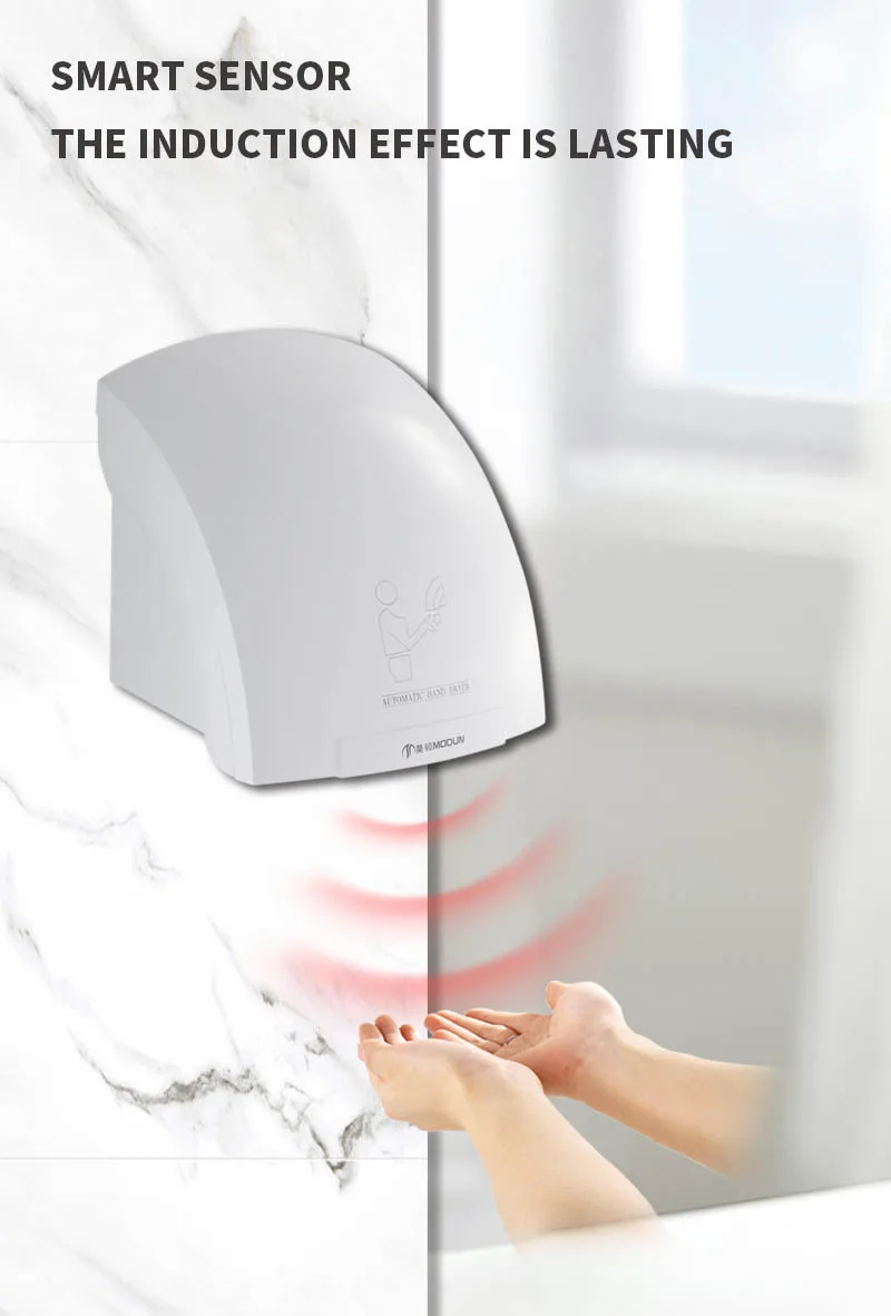 Thin and Light Style Smart Hand Dryer, Quick Hand Drying ABS Automatic ...