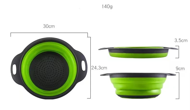 Eco-friendly Folding Vegetable Strainer - Durable & Versatile