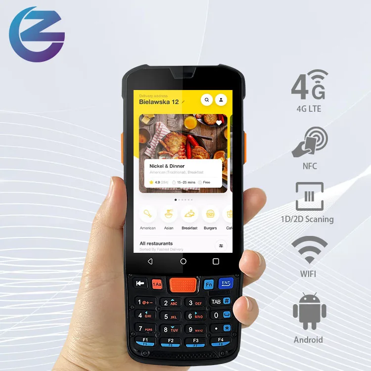 Zcs Z82 Waterproof 4g Lte Pda Android 11.0 1d Barcode 2d Scanner ...