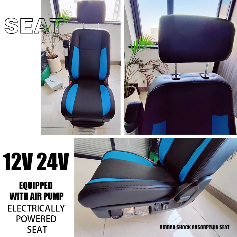Luxury 24v Air Compressor Seat With Quick Release Feature Electrically ...