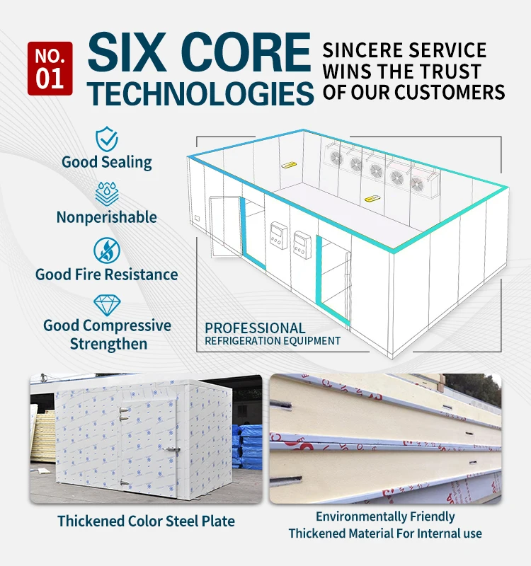 Cherry Storage Chiller Cold Room Insulated Polyurethane Pu Sandwich ...